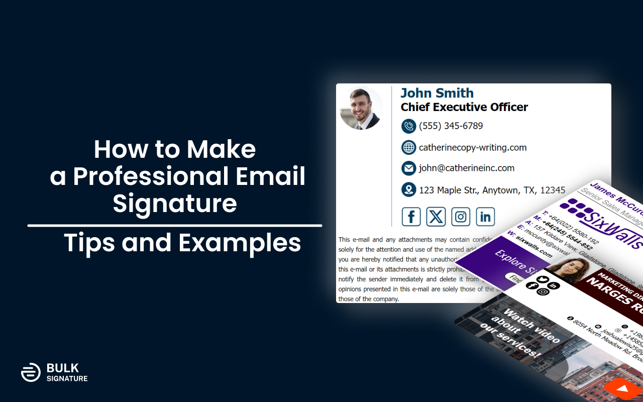 How to Create a Professional Email - BulkSignature