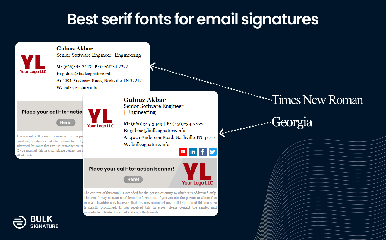 All You Need to Know About Best Email Signature Fonts - BulkSignature