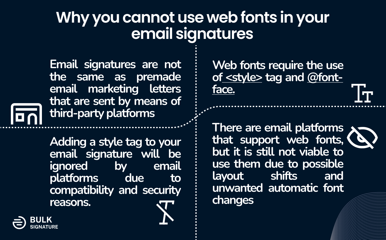 All You Need to Know About Best Email Signature Fonts - BulkSignature