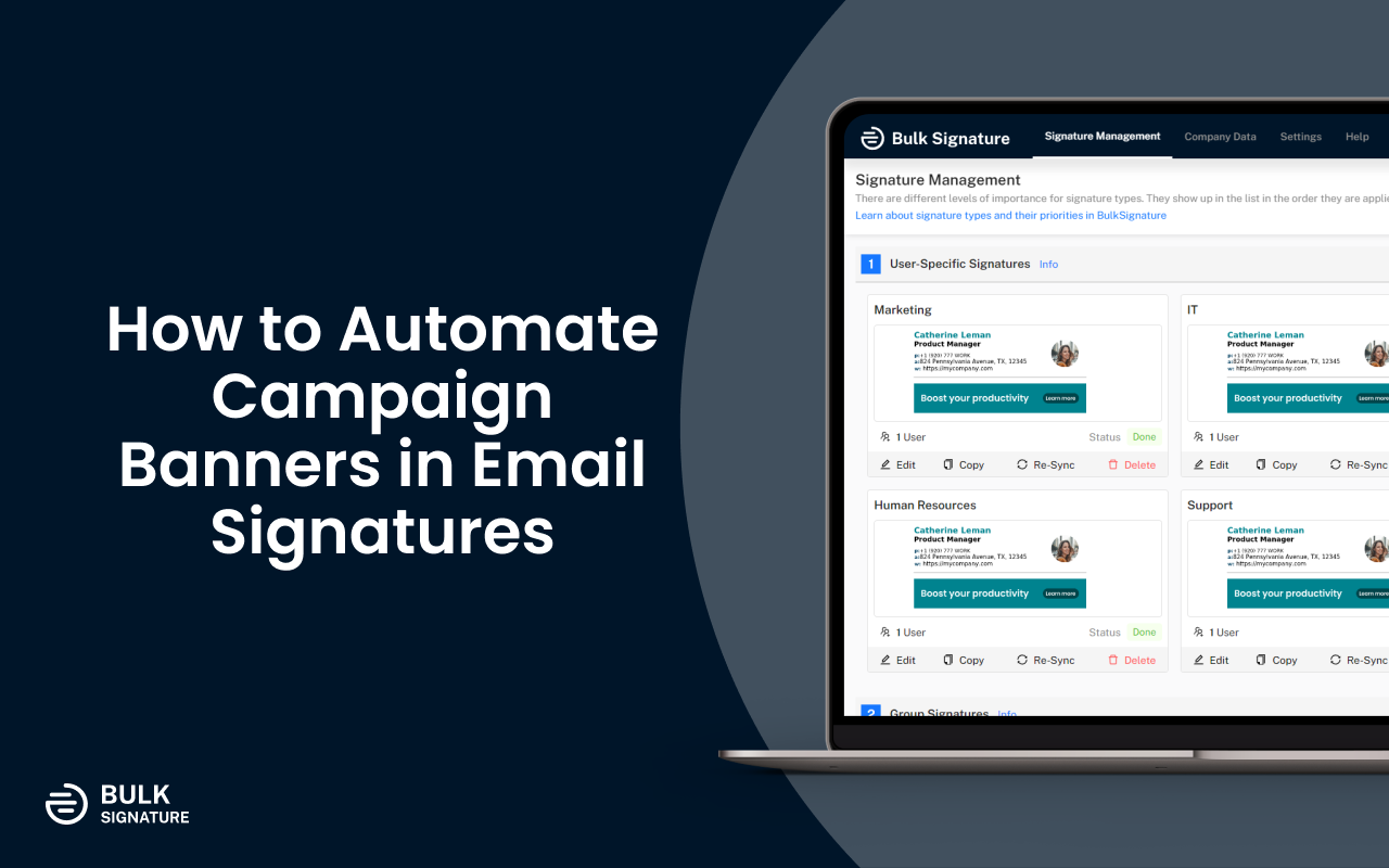 How to Automate Campaign Banners in - BulkSignature