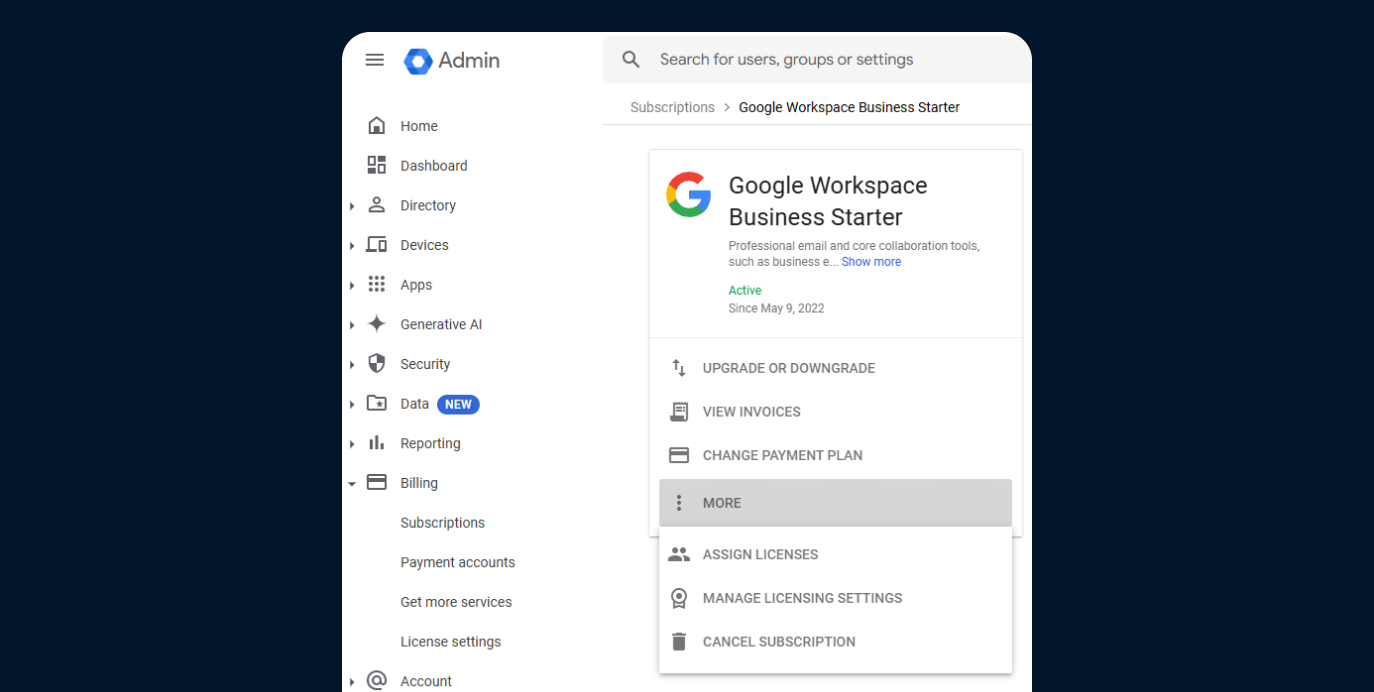 How to cancel your Google Workspace subscription?