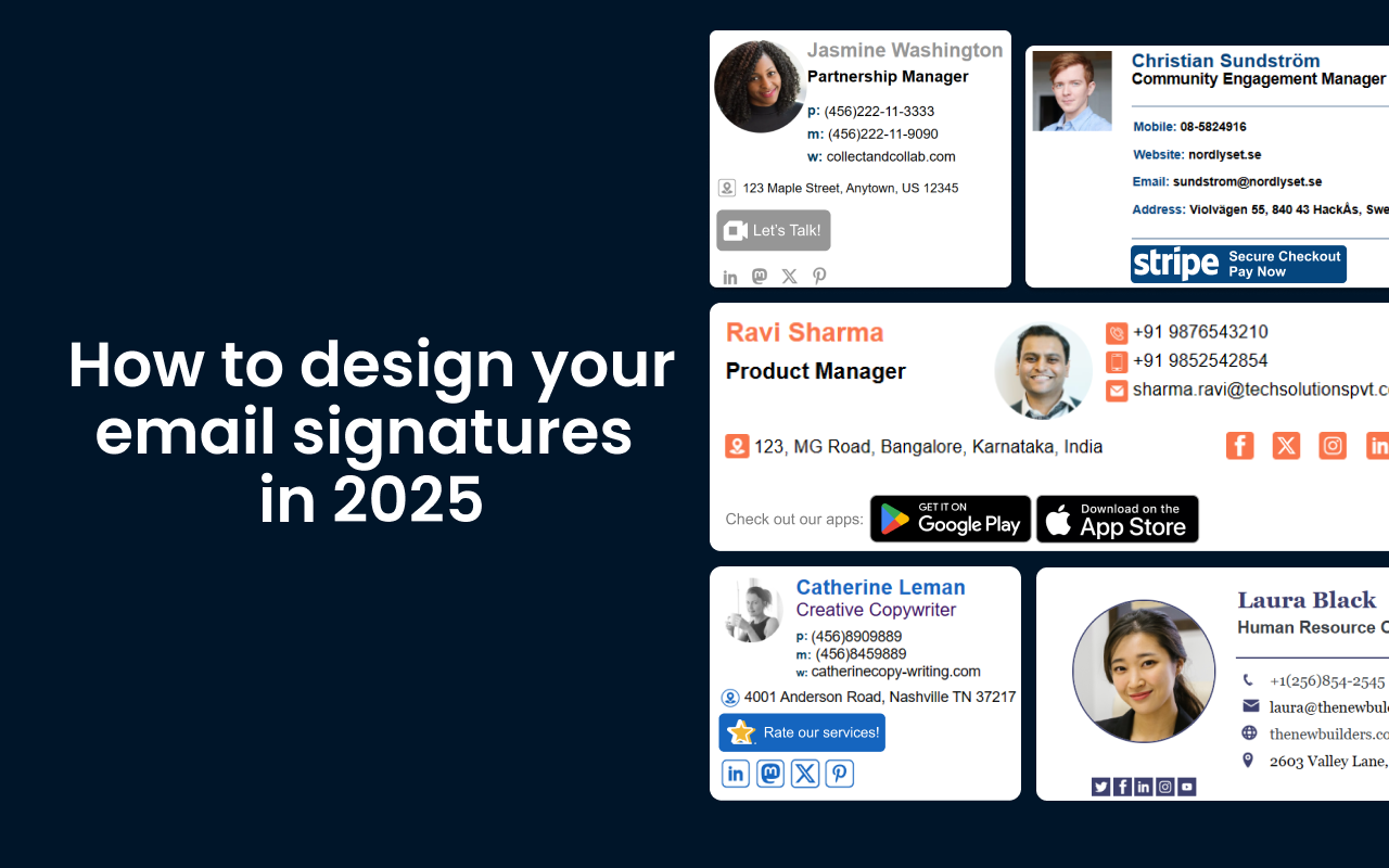 How to design your email signature - BulkSignature