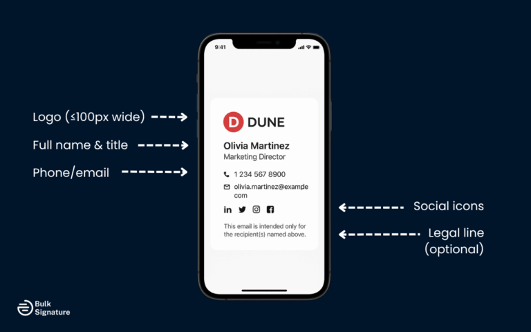 Best Practices for Mobile-Friendly Email Signature Design