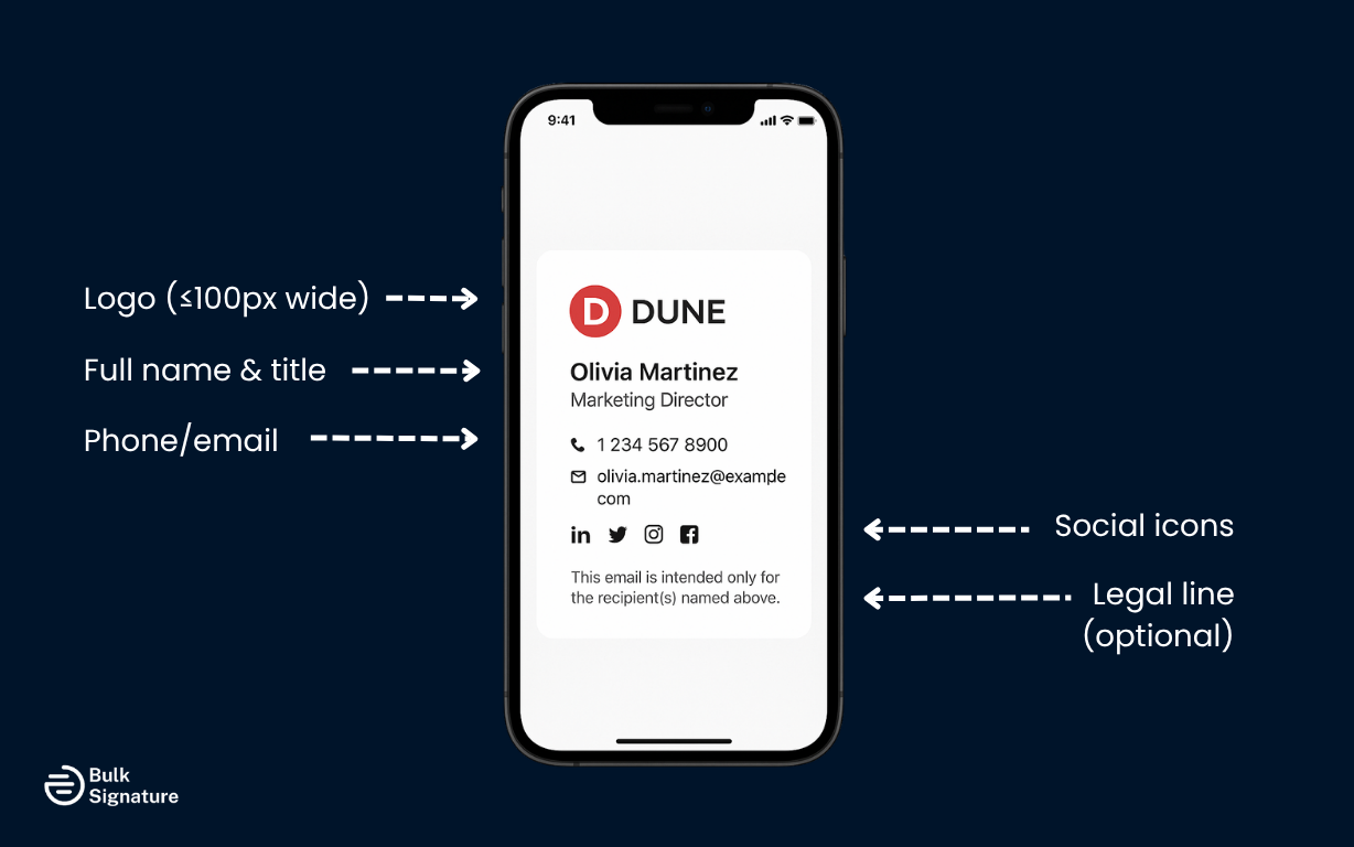 Best Practices for Mobile-Friendly Email Signature - BulkSignature