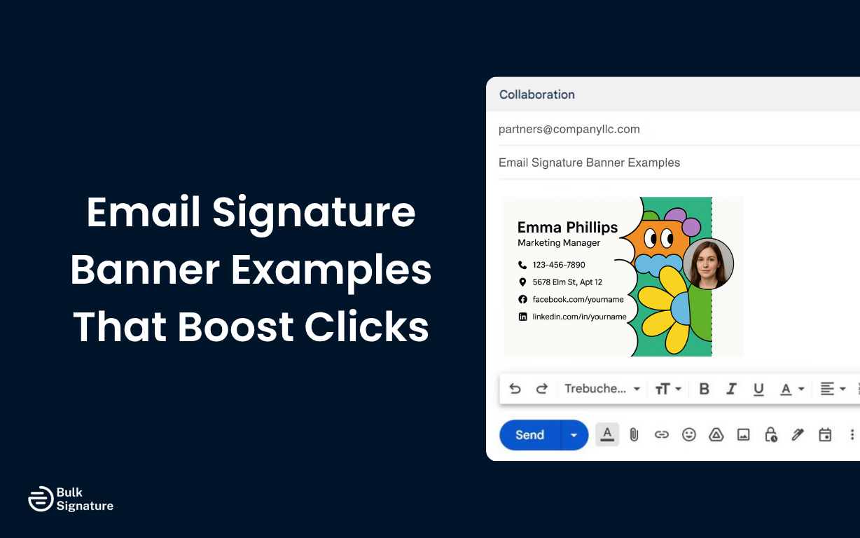 Email Signature Banner Examples That Boost - BulkSignature