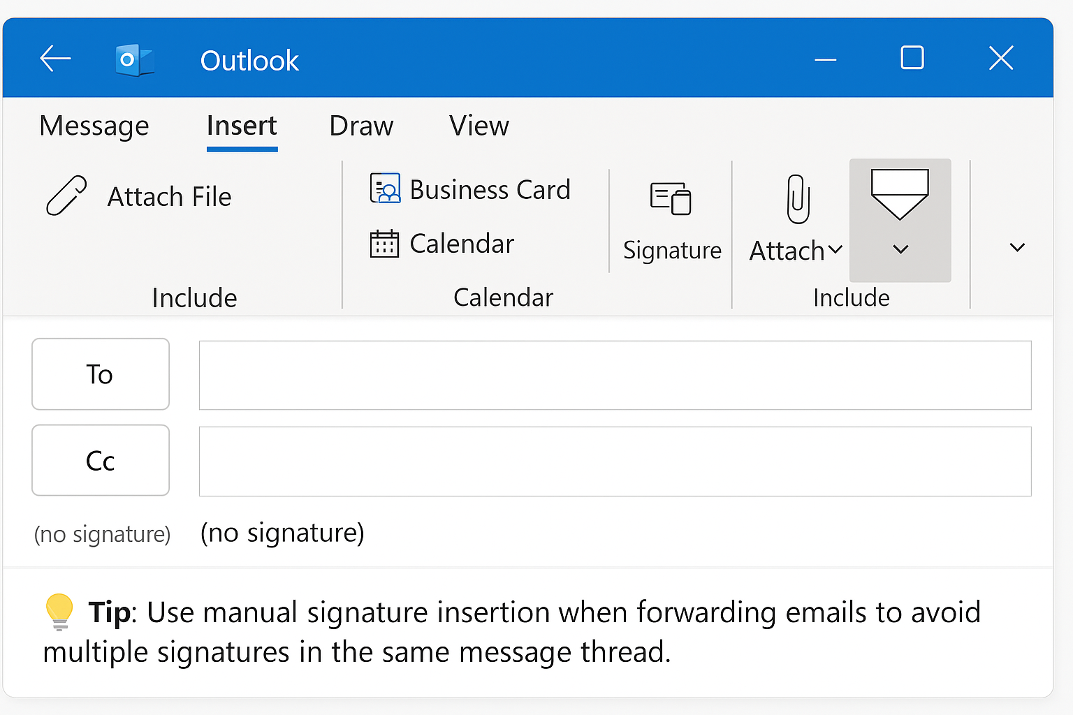 How to Add a Signature in Outlook: A - BulkSignature