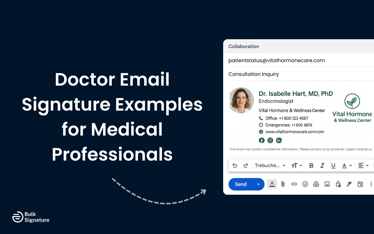 Doctor Email Signature Examples for Medical Professionals