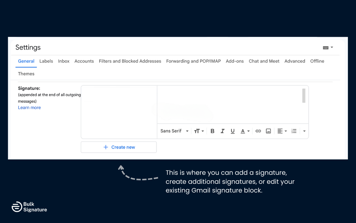 How to Change Email Signature in - BulkSignature