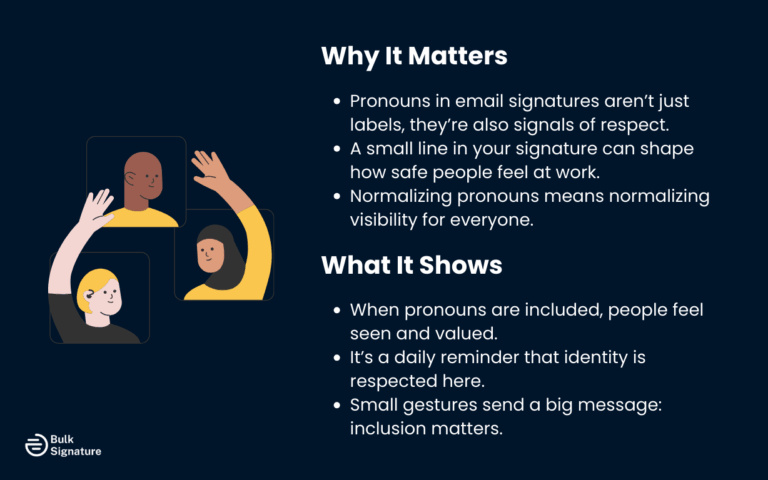Should You Include Pronouns in Email Signature Copy?