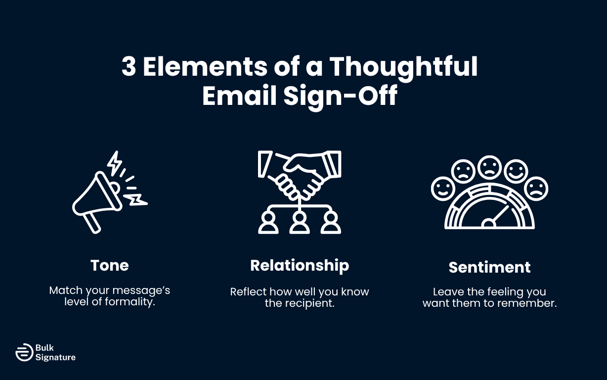 The Best Email Sign-Offs for Professional - BulkSignature