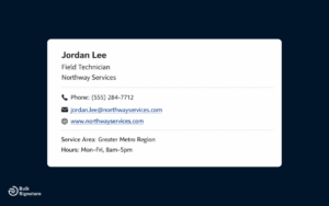 Best Construction Company Email Signature Templates