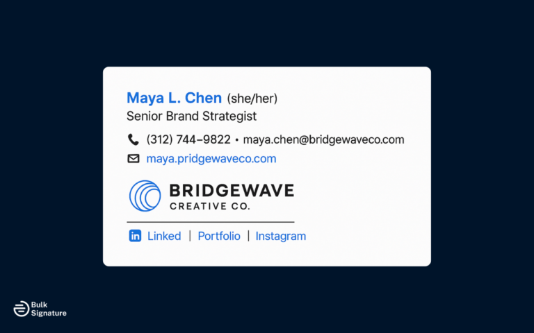 Email Signature Design Trends To Watch In - BulkSignature