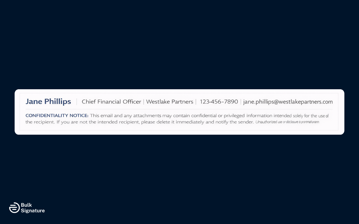 Email Signature Template Collection for - BulkSignature