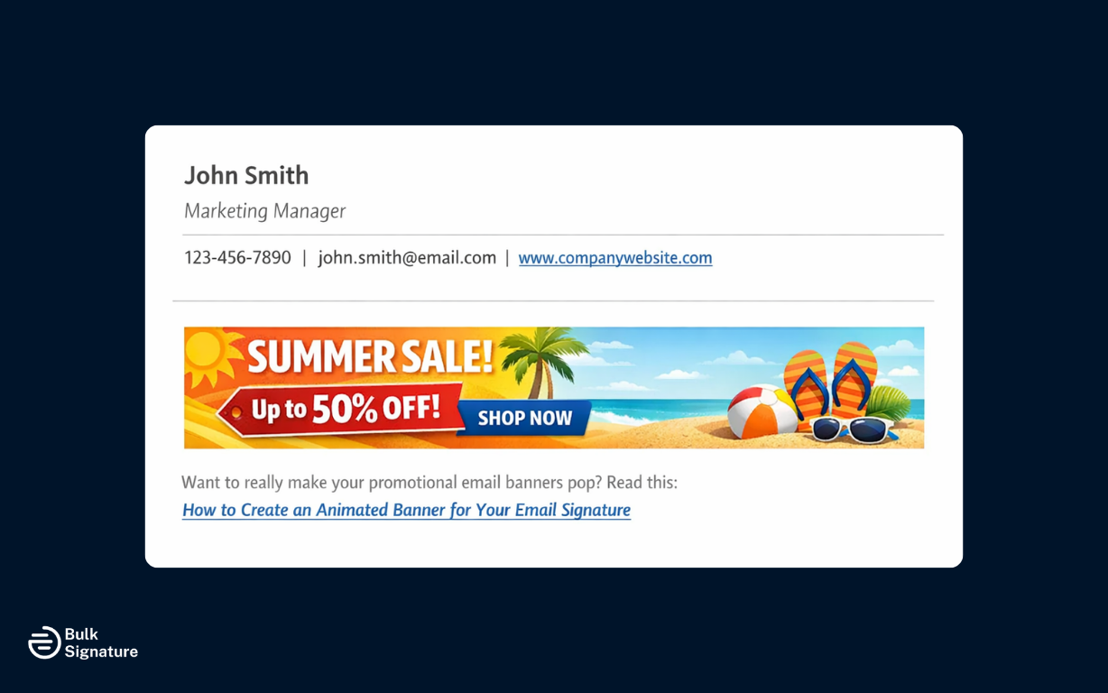 What Is an Email Signature Ad, and How Can - BulkSignature
