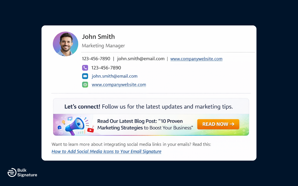 What Is an Email Signature Ad, and How Can - BulkSignature